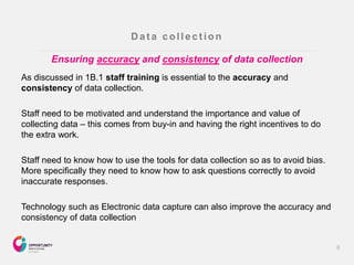 Training material data collection | PPT