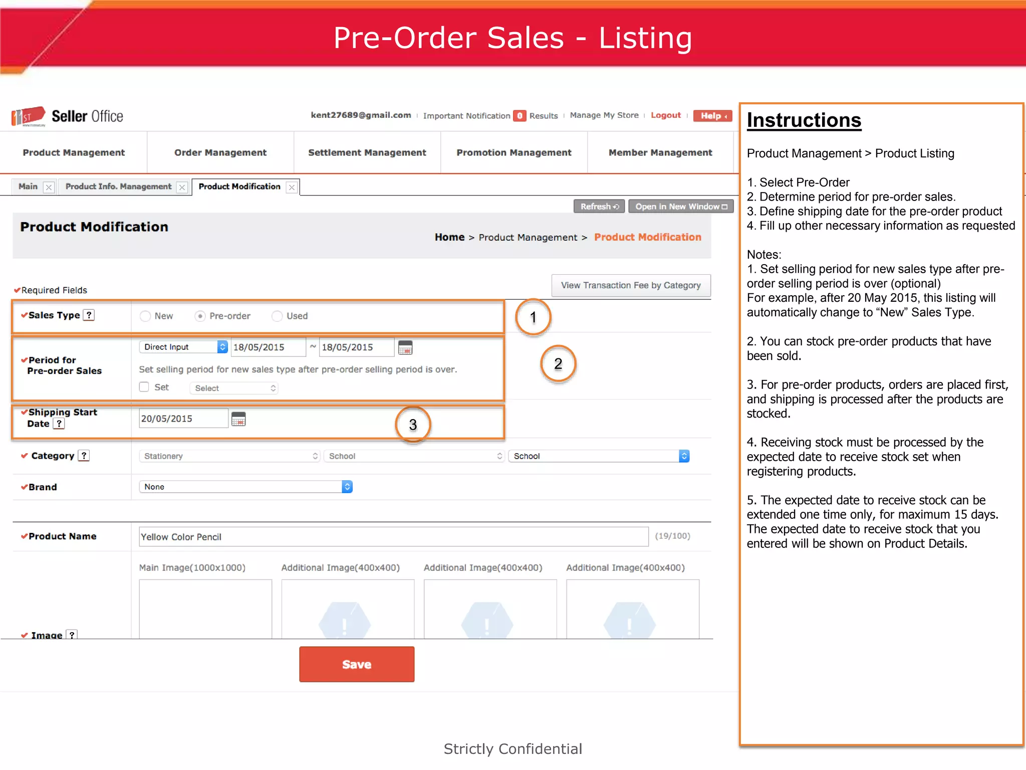 Pre-Order Sales | PPTX