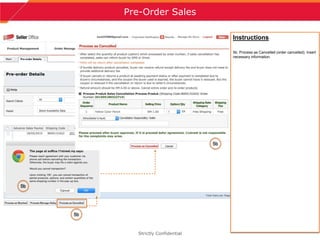 Pre-Order Sales | PPTX