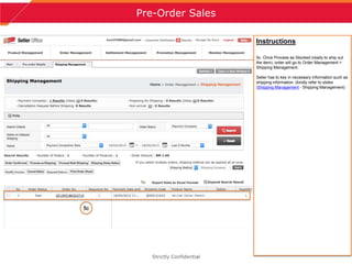 Pre-Order Sales | PPTX