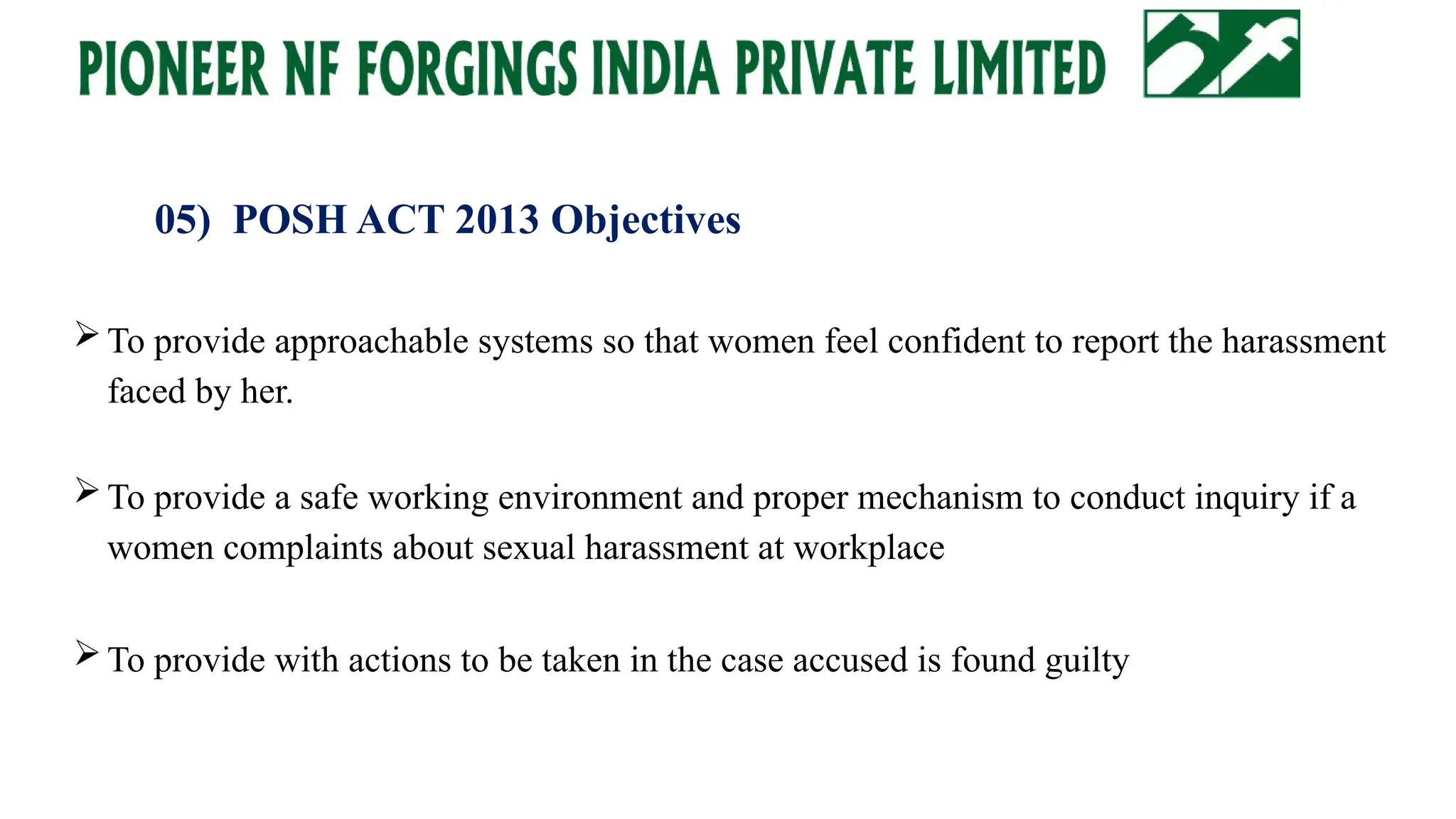 POSH (Prevention of Sexual Harassment) Training – Awareness and ...