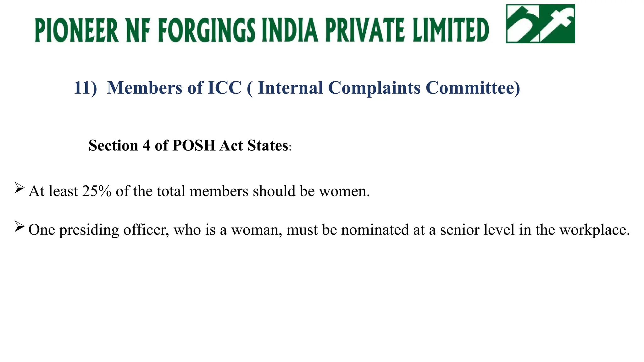 POSH (Prevention of Sexual Harassment) Training – Awareness and ...