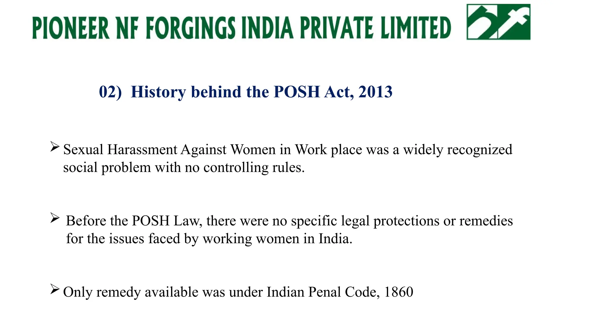 POSH (Prevention of Sexual Harassment) Training – Awareness and ...