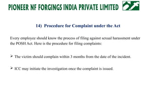 POSH (Prevention of Sexual Harassment) Training – Awareness and ...