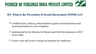 POSH (Prevention of Sexual Harassment) Training – Awareness and ...
