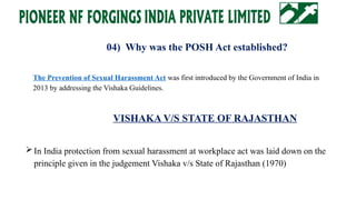 POSH (Prevention of Sexual Harassment) Training – Awareness and ...