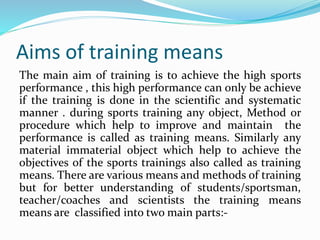 Training means | PPT