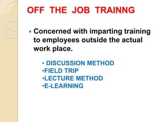 Training method PPT | PPTX