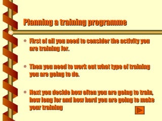 Training methods | PPT | Fitness and Exercise | Healthy Living