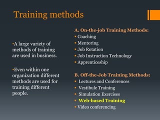Training methods | PPTX