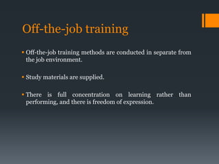 Training methods | PPTX