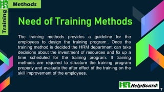 Training Methods | PPTX