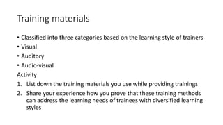 Training Methods.pptx | Free Download