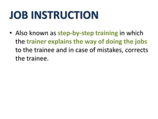 training methods for worker industrial safety | PPTX