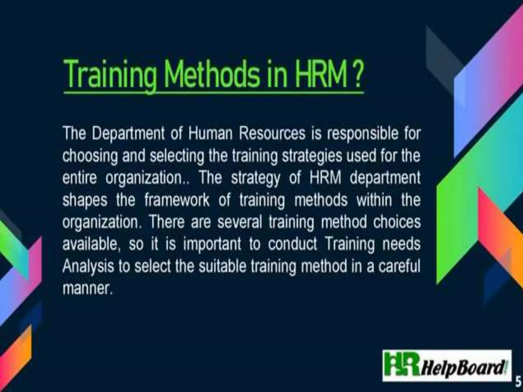 Training Methods | PPTX