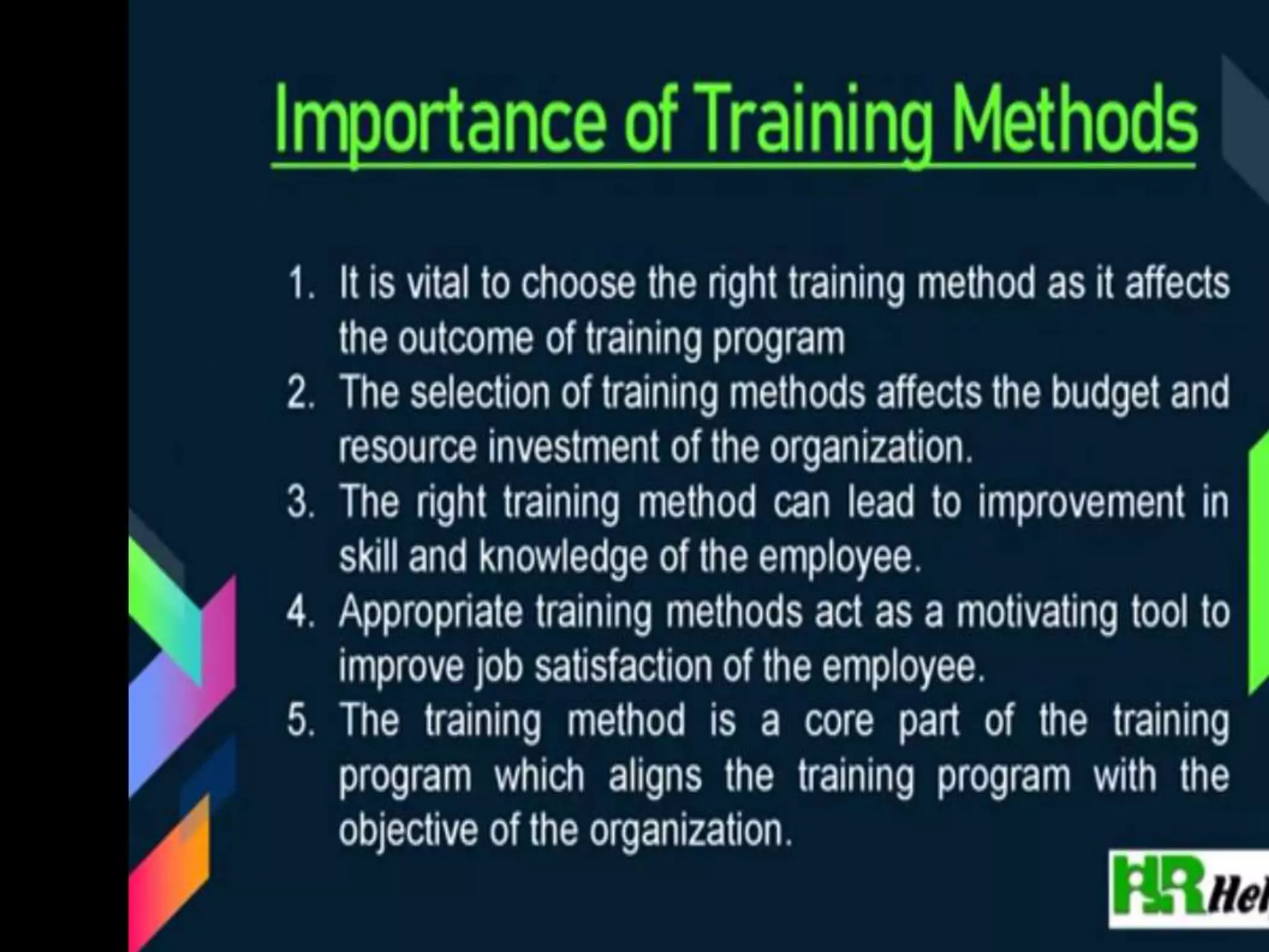 Training Methods | PPTX