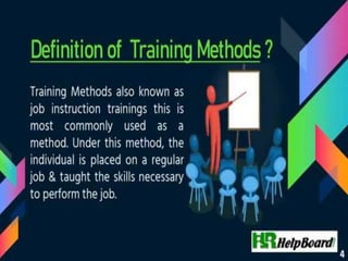 Training Methods | PPTX