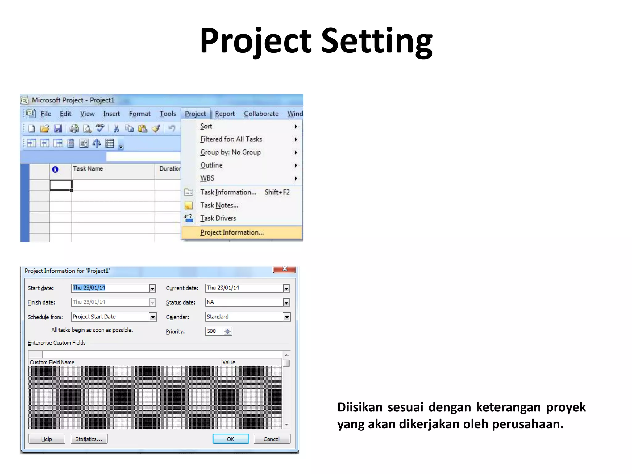 Training microsoft project | PPTX