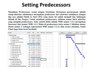 Training microsoft project | PPTX