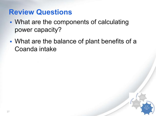 Small Hydro Training Module | PPT