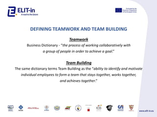 Training module - Teamwor for teambuilding of employees.pdf