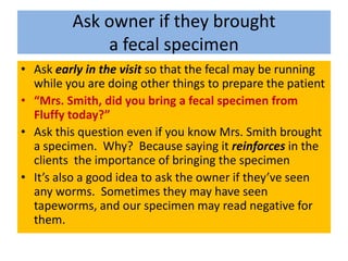 Training module 1- Fecal Testing | PPTX