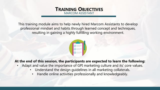 Training module | PPT