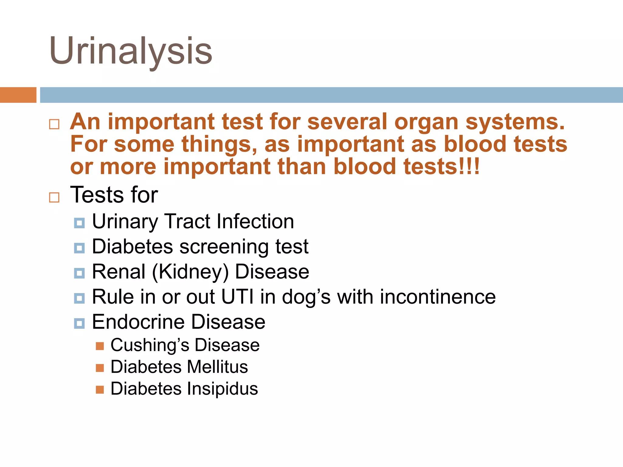 Training module III - Urinalysis | PPT