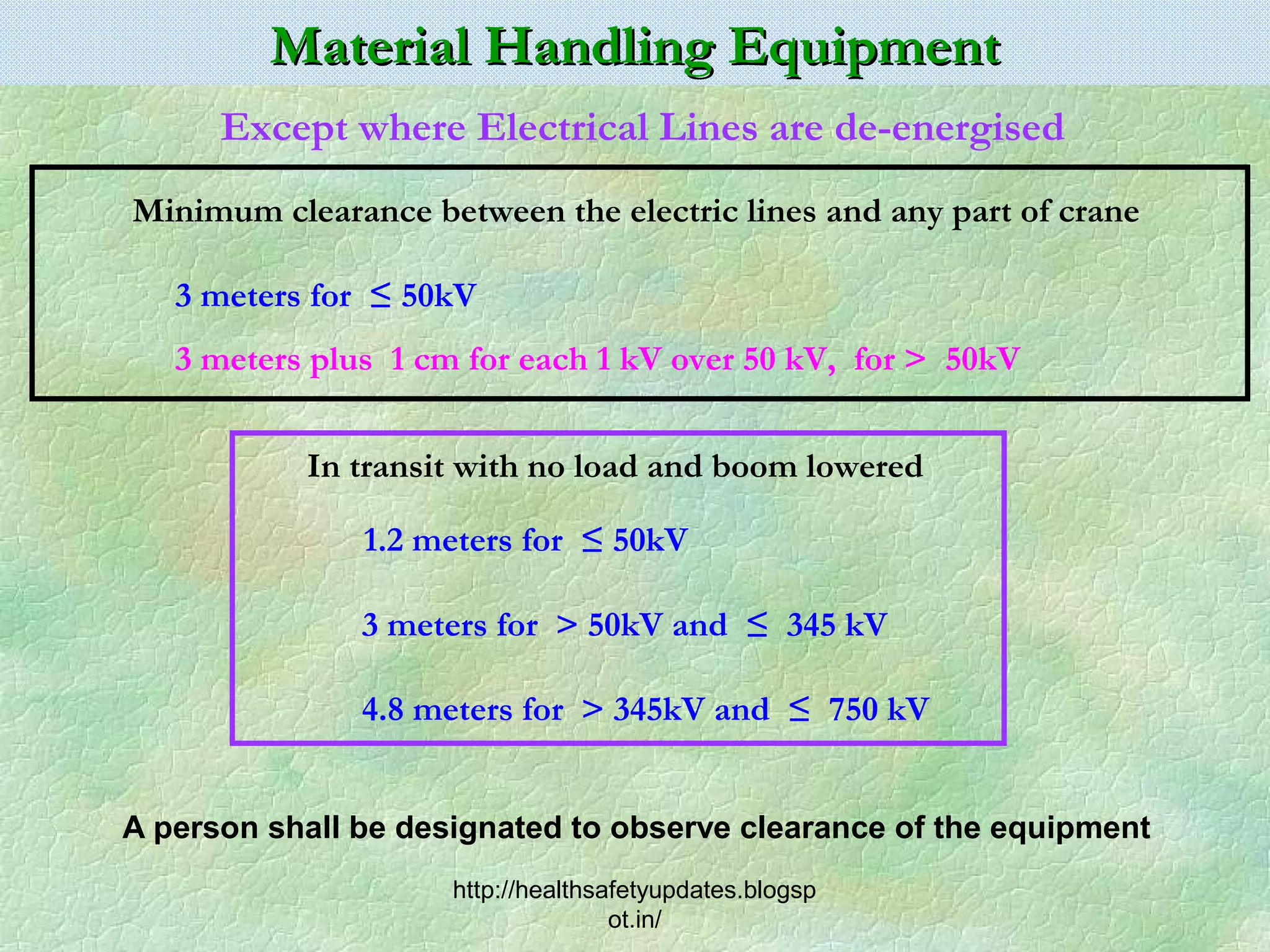 Safe Material Handling | PPT