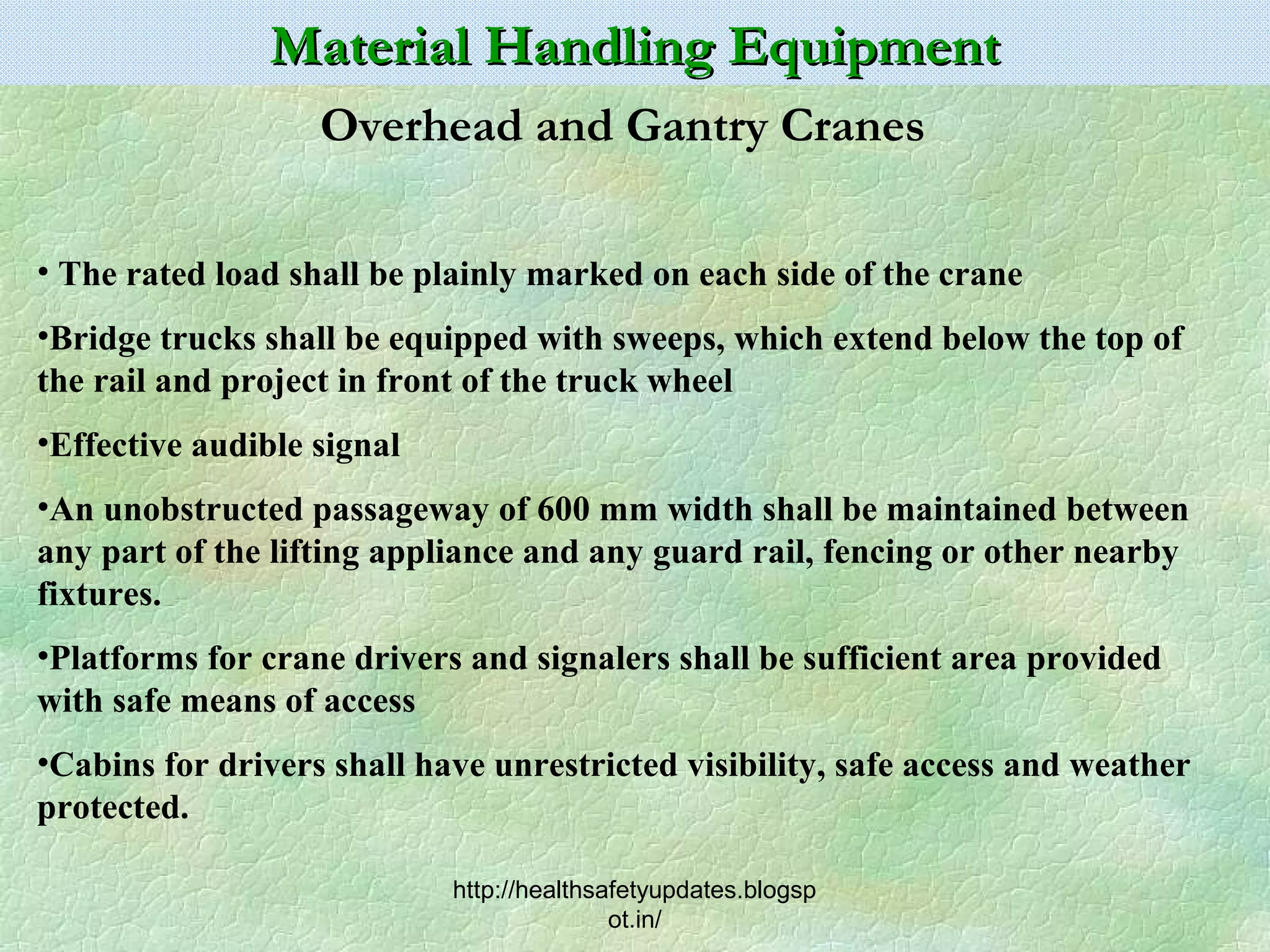 Safe Material Handling | PPT