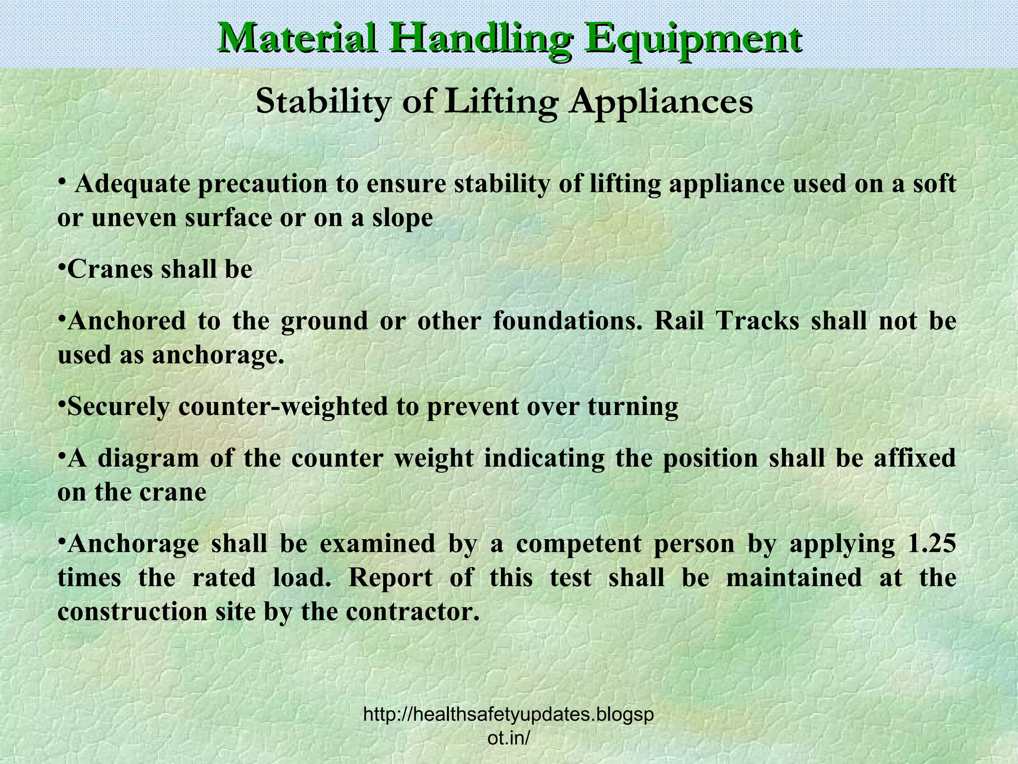 Safe Material Handling | PPT