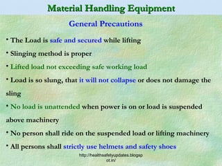 Safe Material Handling | PPT