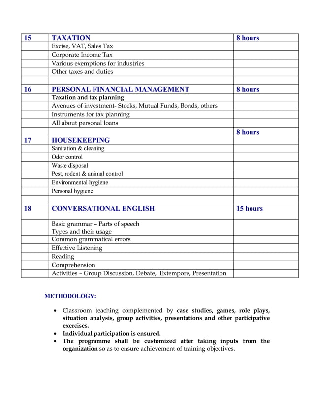 Training Modules | PDF