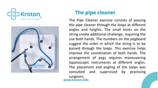 Training modules for laparoscopic trainer | PDF