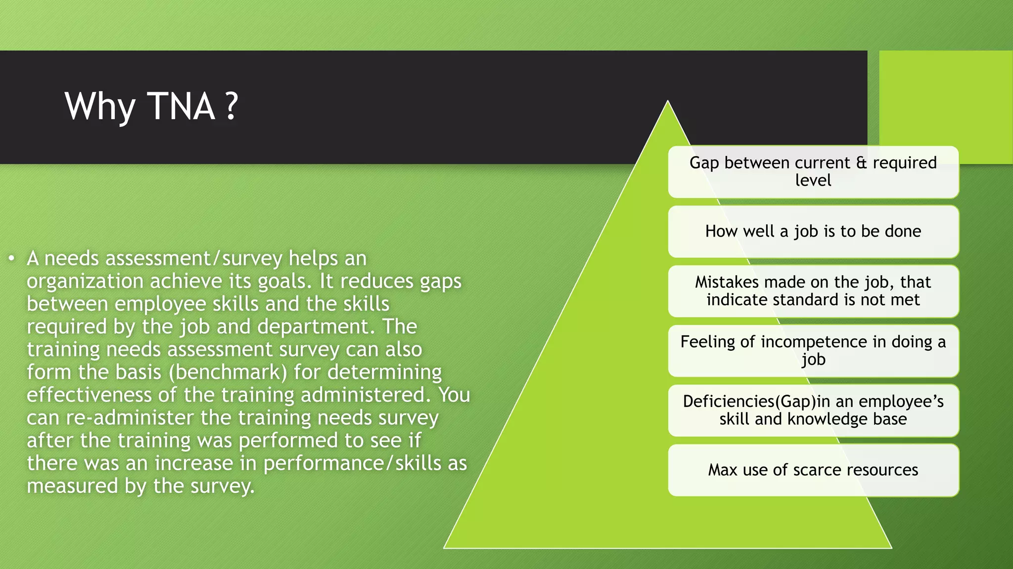 Training need assessment | PPTX