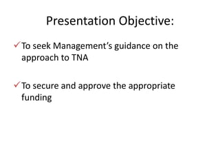 Training needs analysis for airlines | PPT