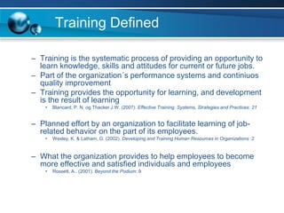 Training Needs Assessment Nordic 2009 | PPSX