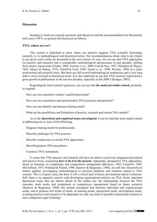 Training needs assessment_where_we_are_and_where_w | PDF | Educational Assessment | Education