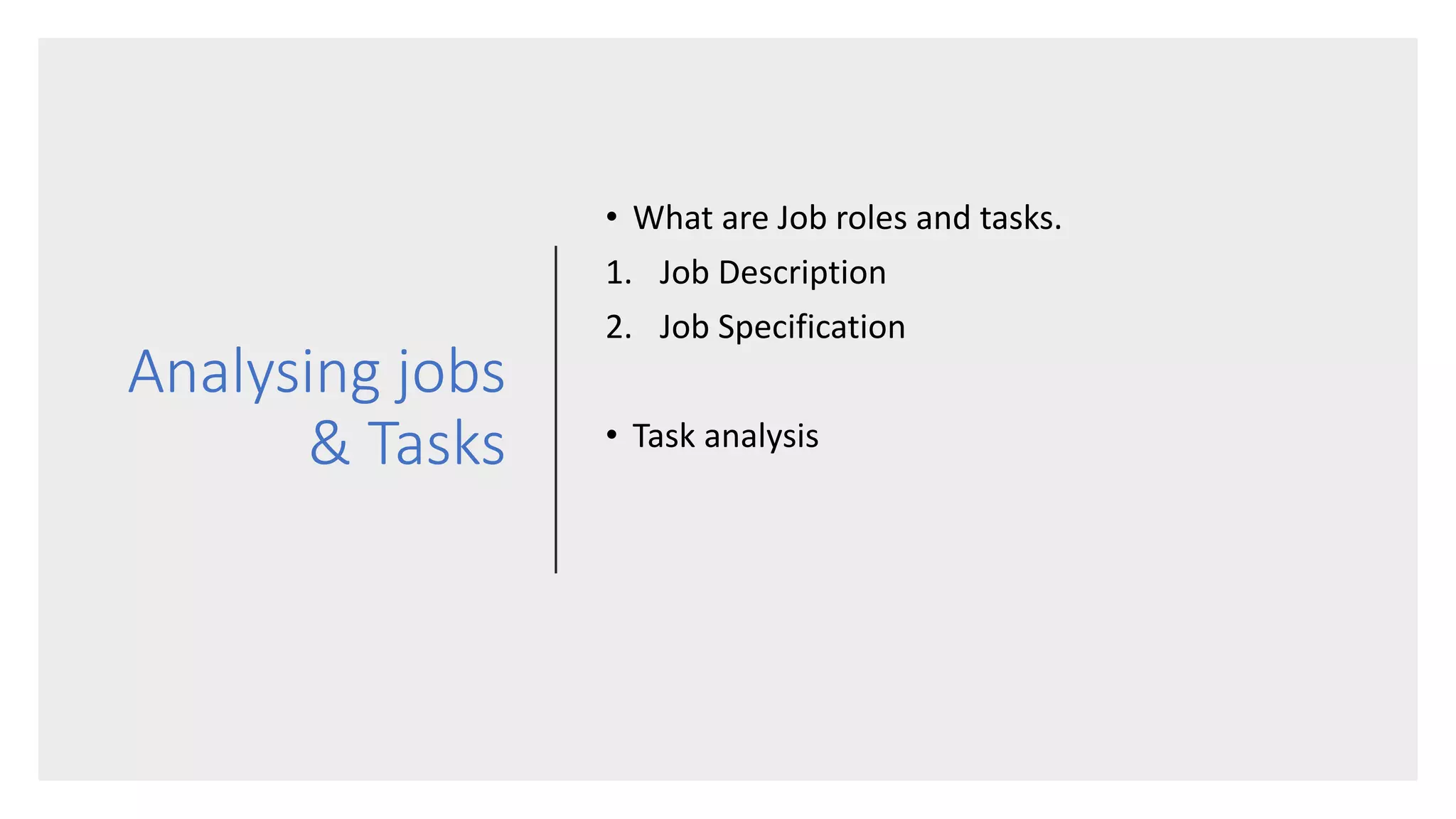 Training needs identification and analysis | PPTX