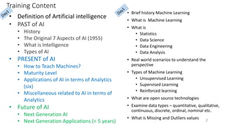 AI and ML Training for non technical | PPT