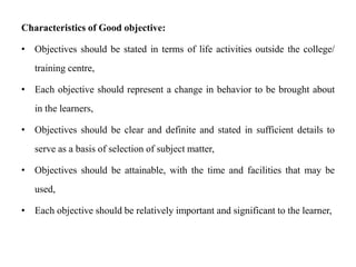 Training objective | PPTX