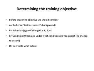 Training objective | PPTX