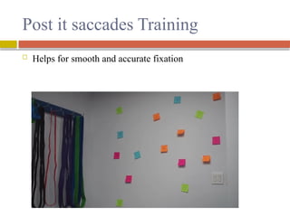 Training of Saccade and Pursuits .pptx