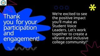 TRAINING OF STUDENT VOICE LEADERS .pptx