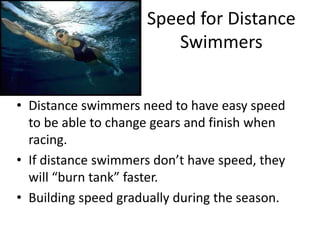 Training of top distance swimmers | PPTX