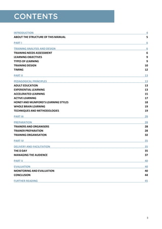 Training of trainers manual | PDF