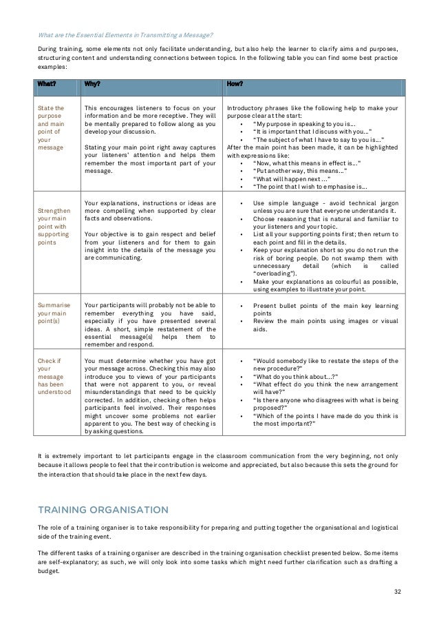 Training of trainers manual