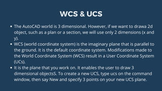 Training on autocad | PDF