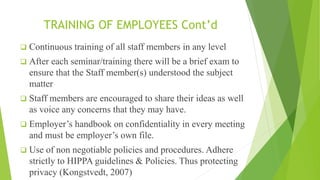 Training on confidentiality | PPTX