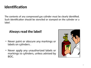 Gas Cylinders Handling, Storage and operation | PPT